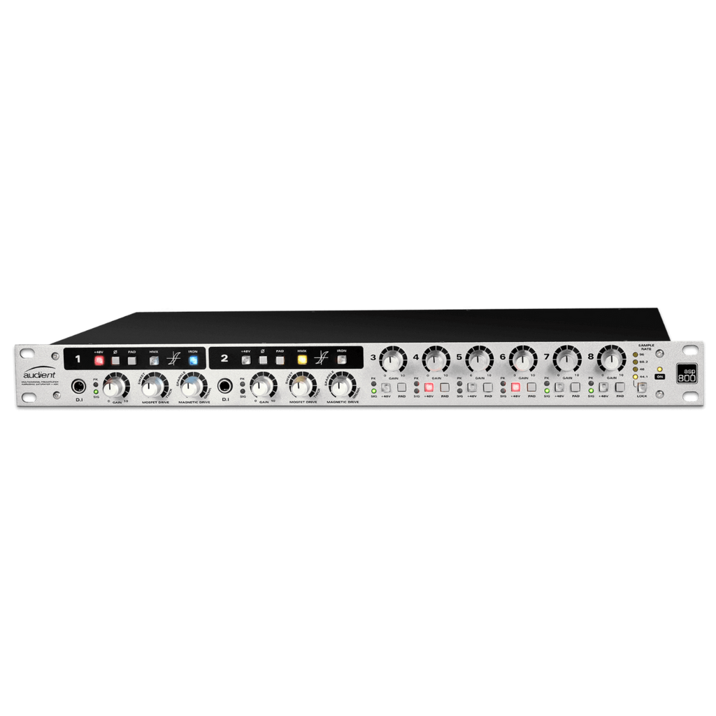 Audient ASP 800 8 Channel Mic Preamp with HMX & IRON – JZ Microphones ...